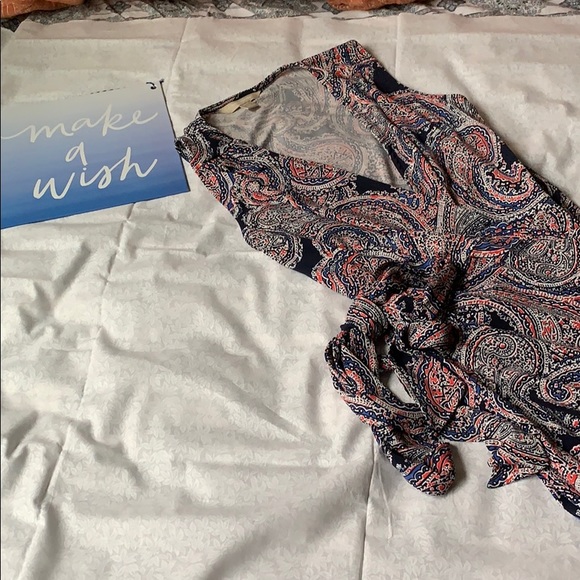 Banana Republic | Dresses | Banana Republic Multi Colored Wrap Around ...